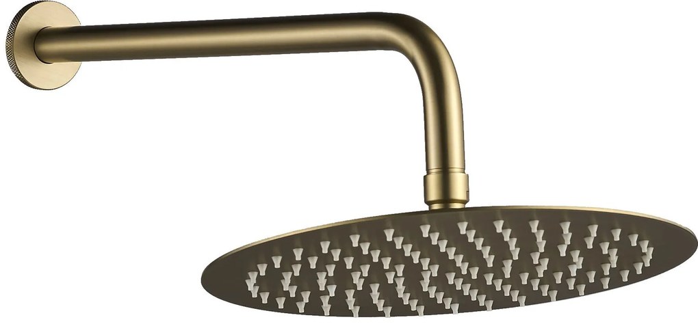 Rea Lungo Grip, podomítková sprchová souprava + BOX montážní systém, zlatá matná, REA-P8950