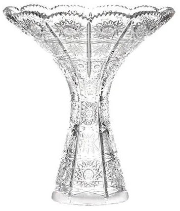 Bohemia Crystal Broušená váza 80080/57001/155mm