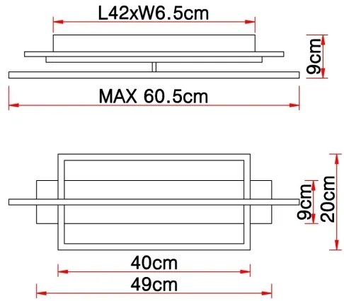 Globo 67296D - LED Stropní svítidlo BEATRIX LED/28W/230V