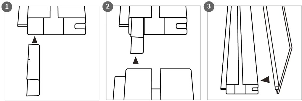 Dekodum Stropní kolejnice z PVC jednořadá bílá s krytem Délka: 150 cm, Typ přichycení: žabky