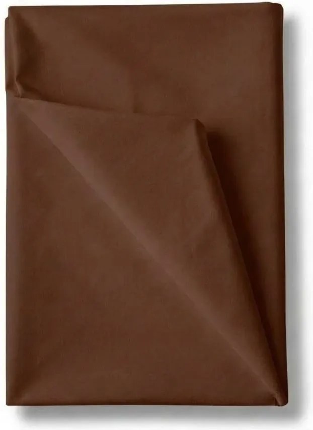 Kvalitex Bavlněné prostěradlo tmavě hnědé 150x230cm