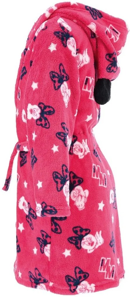 Dětský / dívčí coral fleece župan s kapucí Minnie Mouse - Disney, EU 98 Růžová