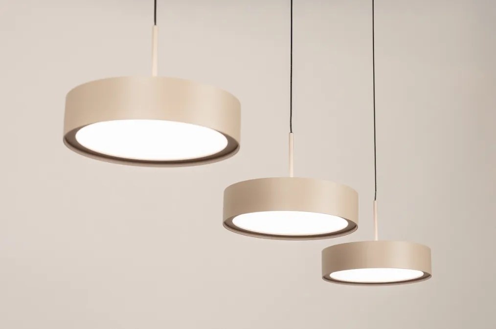 Závěsné LED svítidlo Bonn Taupe 3 Lineo