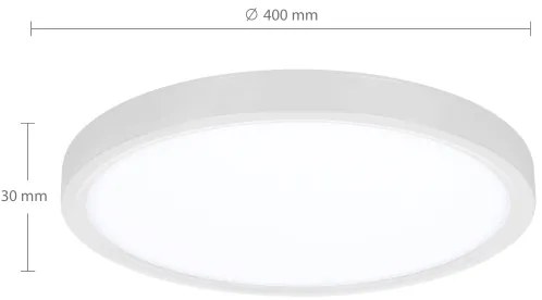 Brilagi -LED Stmívatelné svítidlo ESTELA LED/48W/230V 3000-6500K pr. 40 cm bílá+DO