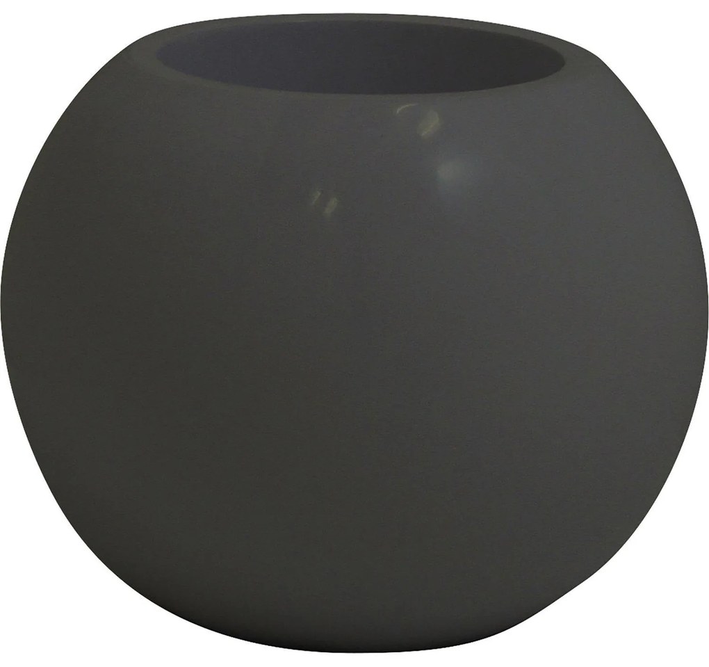 Premium Globe květinový obal Quartz Grey Rozměry: 40 cm průměr x 32 cm výška
