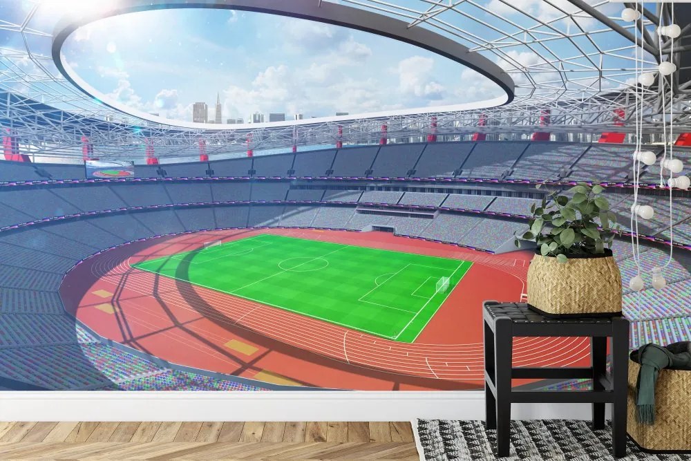 Fototapeta Fotbalový Stadion Omyvatelný vlies 104x70.5