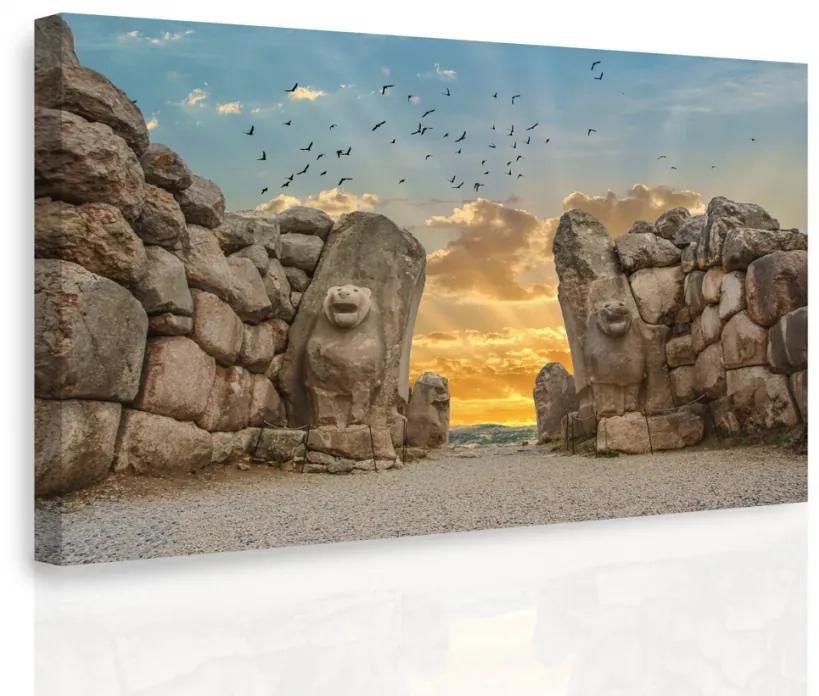 Obraz - Lion Gate (90x60 cm) - InSmile ®