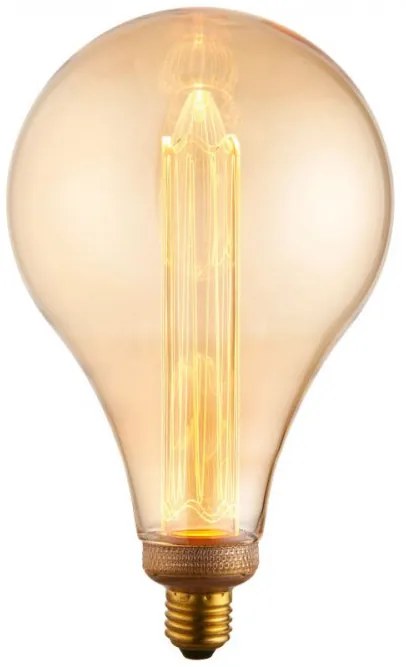 Brilliant 77084 Skleněná Filament LED žárovka XL E27 A148 Bernstein