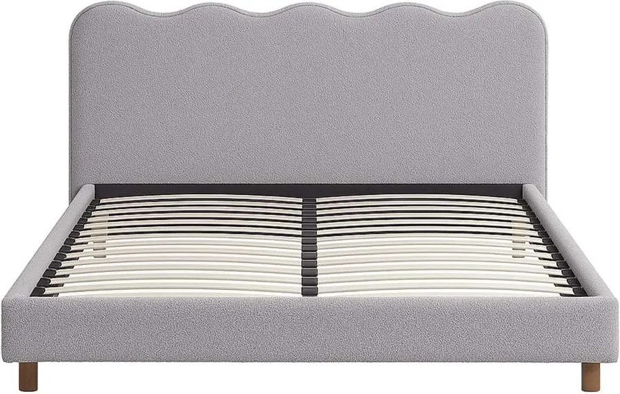 Postel Tesika Bouclé 160 x 200 cm, šedá