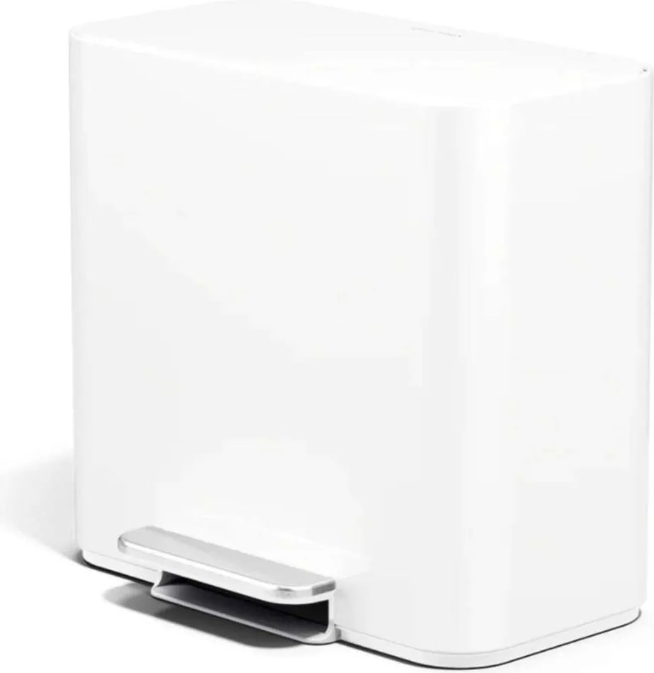 Simplehuman - Odpadkový koš 15 l, bílá CW2122