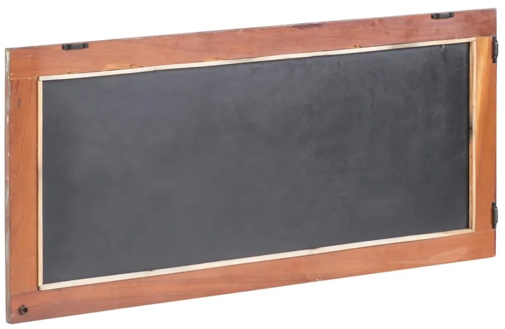 furniture-nabytek.cz - Masivní koupelnové zrcadlo Samira II z recyklovaného dřeva, lakované, hnědé – 130×60 cm