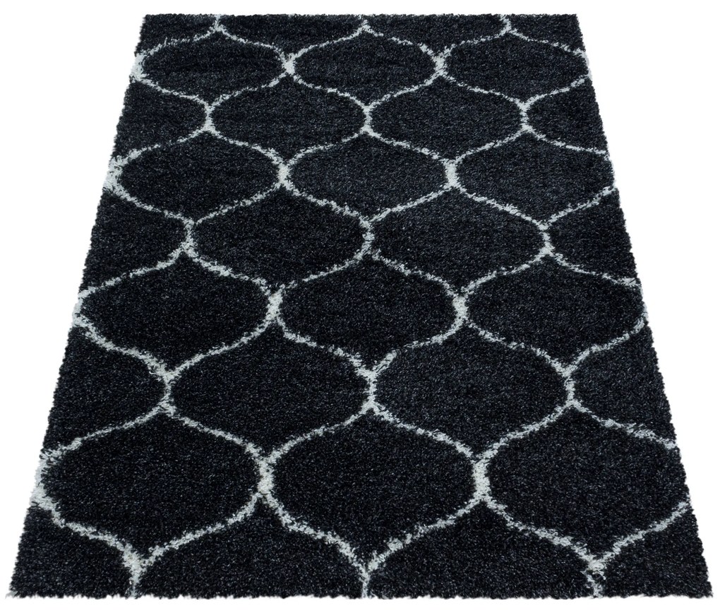 Ayyildiz Kusový koberec SALSA 3201, Antracitová Rozměr koberce: 120 x 170 cm