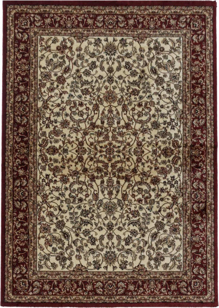 Ayyildiz, Kusový koberec Kashmir 2604 cream, 160x230, červená, chodba / předsíň