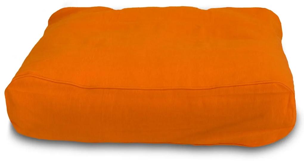 Lex & Max Luxusní pelíšek pro psa Lex & Max Professional 90 x 60 cm | oranžový