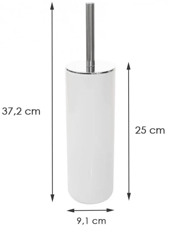Erga Alba, toaletní WC kartáč na postavení, bílý, ERG-YKA-CH.ALBA-WH SWC