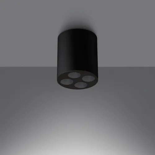 Stropní LED svítidlo SOLLUX ZOE černé 9W SL.1210