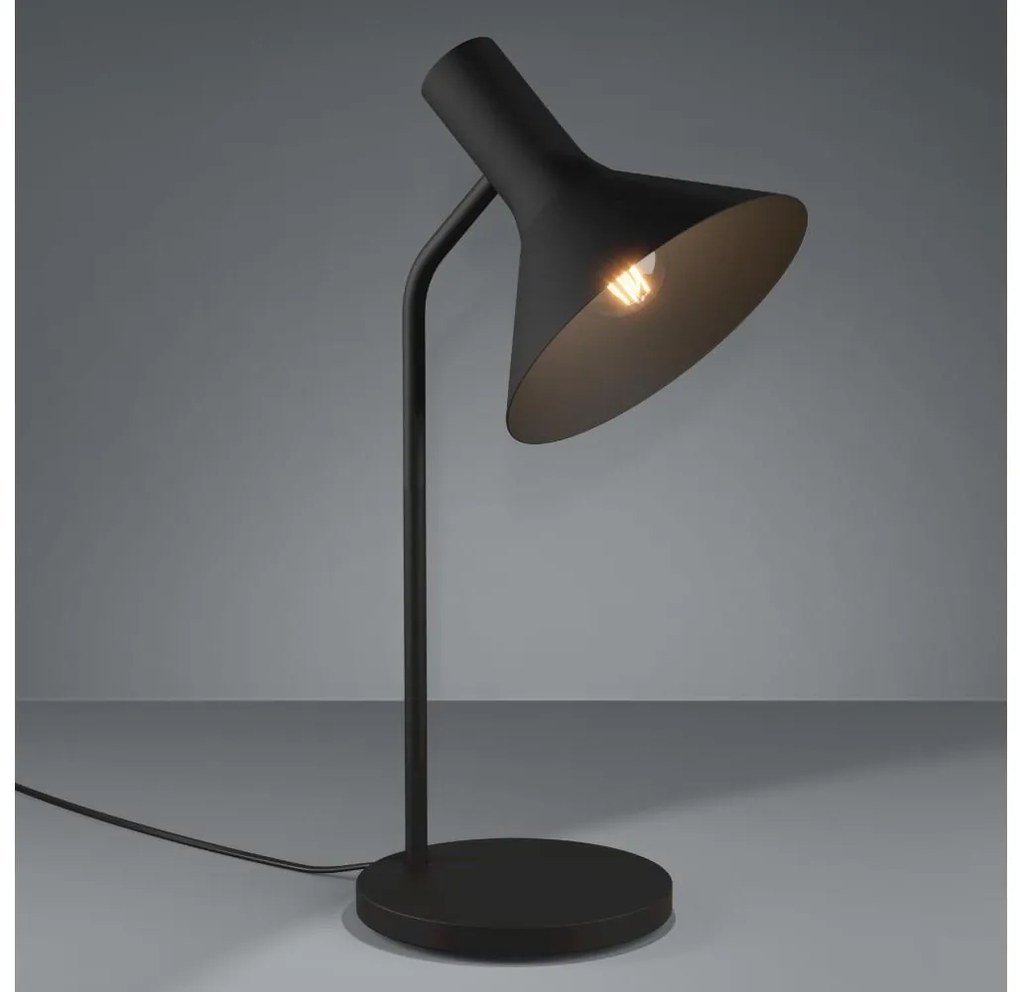 Eglo 390221 - Stolní lampa MORESCANA 1xE27/28W/230V černá Biano.cz
