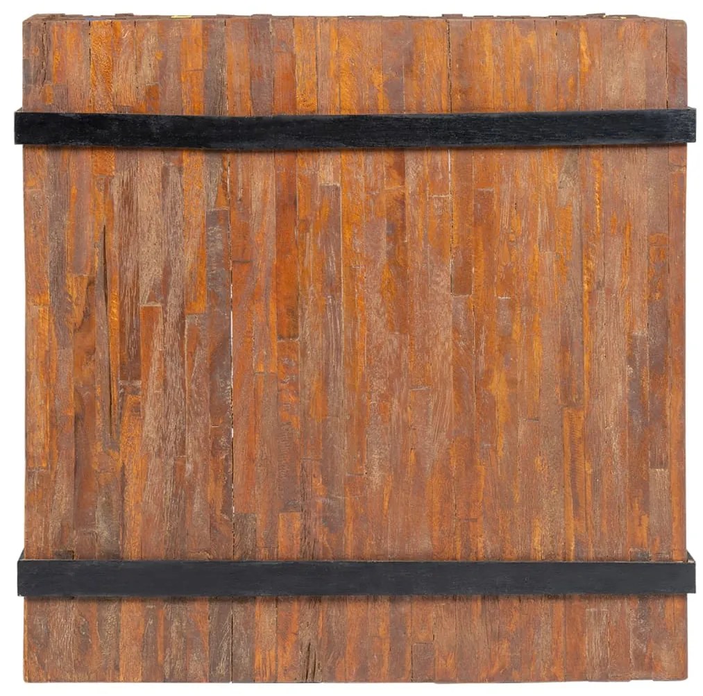 vidaXL Marketos Odkládací stolek, teak, 60x60x38 cm