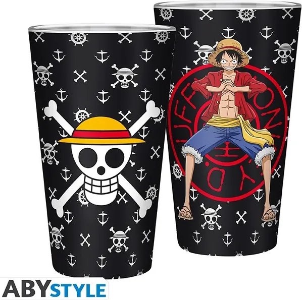 Sklenice One Piece - Luffy 400 ml