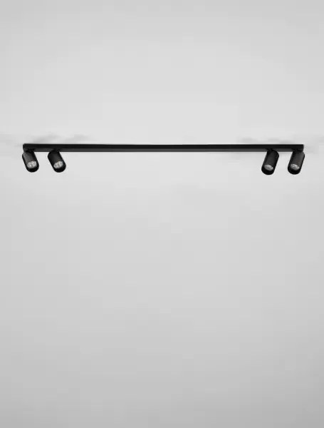 Minimalistické bodové svítidlo Oso 4 Černá