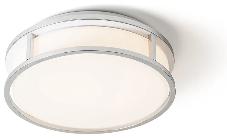 RENDL R13676 GRANDE LED přisazené svítidlo, koupelnová IP44 opálové sklo/chrom