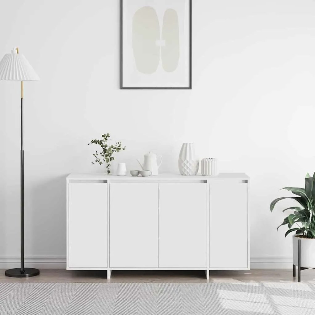 Servírovací skříň Bílá 135 x 41 x 75 cm Kompozitní dřevo 3333886