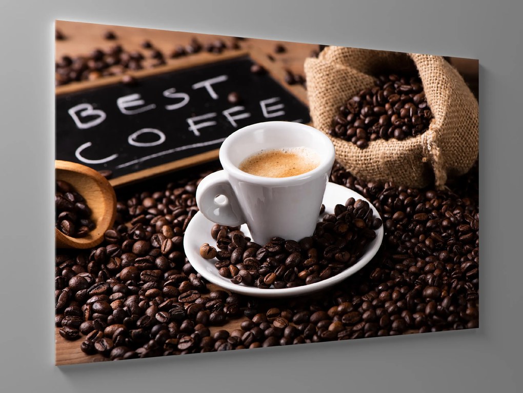 Obraz best coffe Rozměr: 150 x 100 cm