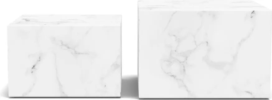 ACTONA Set 2 stolků DICE mramor 58x58cm 0000096361