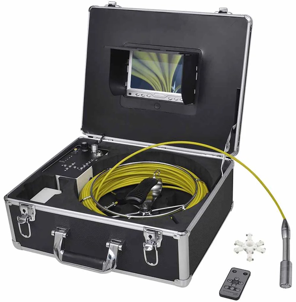 Potrubní inspekční kamera 30 cm s DVR kontrolní skříňkou 141772
