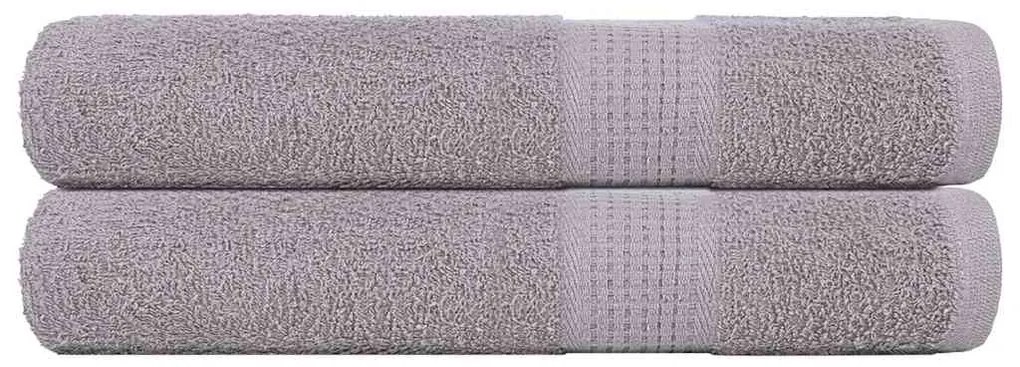 Ručníky FROGN 2 ks šedé 100x200 cm 360 g/m² 136842