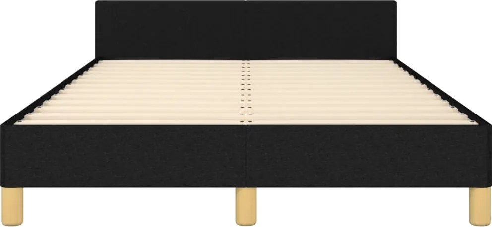 Rám postele bez matrací černá 120x190 cm textil 3270522