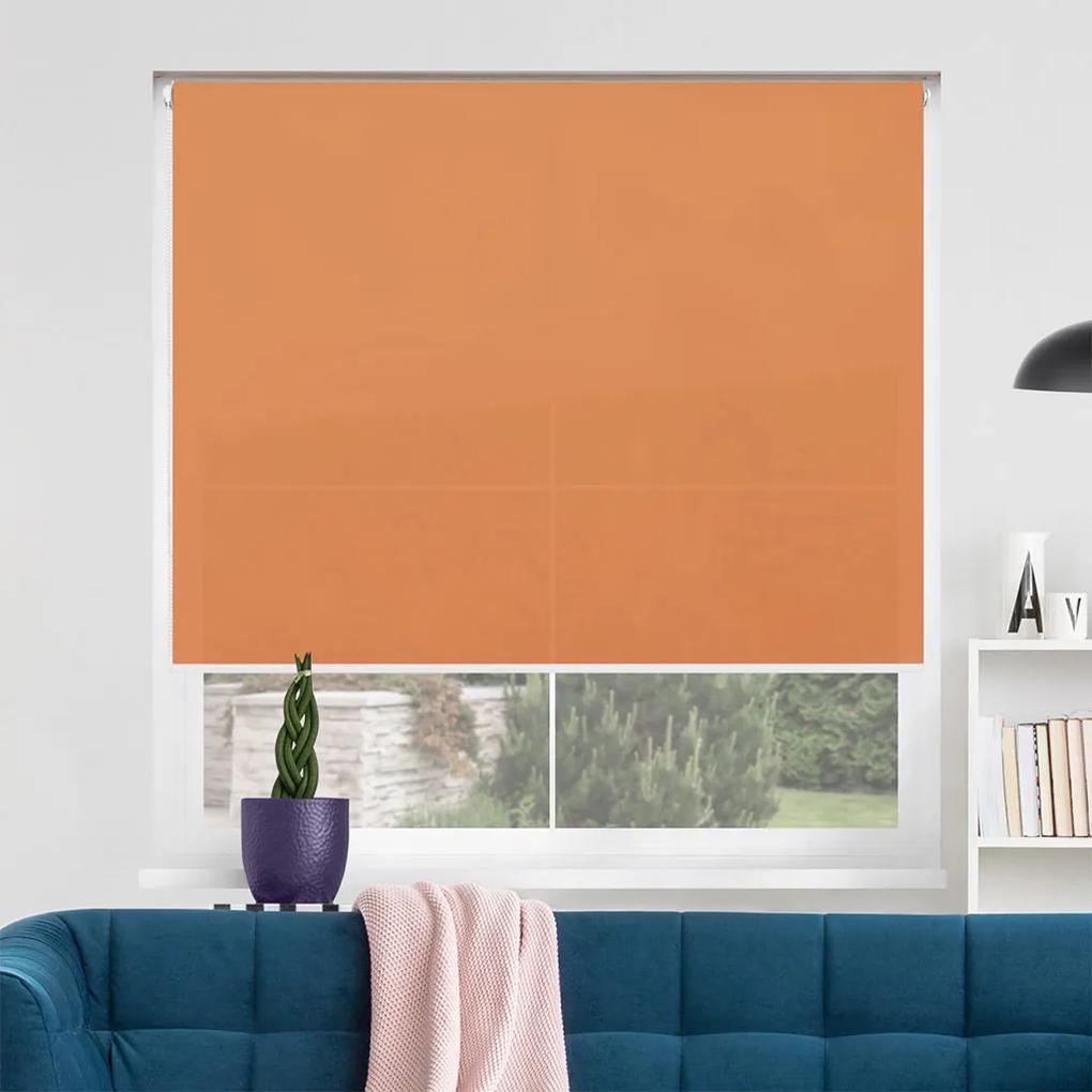 FOA Látková roleta, STANDARD, Tmavě oranžová, LA 618 , 36 x 150 cm