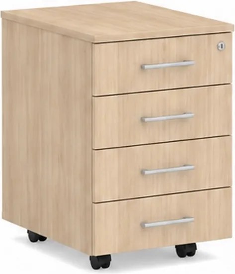 Kontejner Impress 40,6 x 50,1 cm - 4 zásuvky, akát světlý