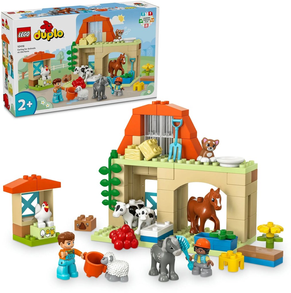 Lego stavebnice lego duplo 10416 péče o zvířátka na farmě