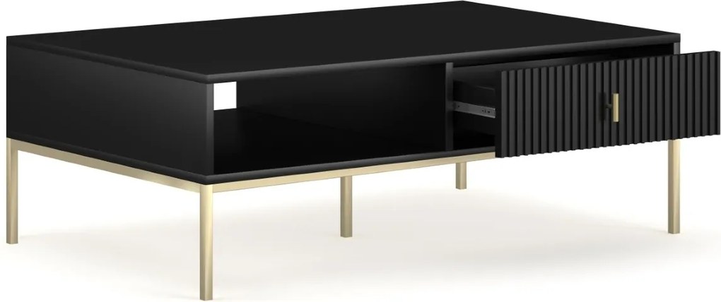 Konferenční stolek Maggiore 104 cm černý/zlatý II