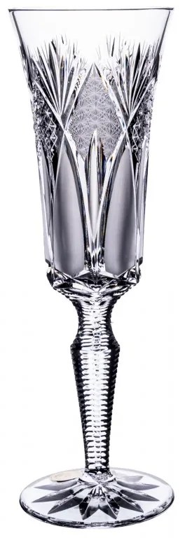 Onte Crystal Bohemia Crystal dárková sada na šampaňské se skleničkami dekor 52564 180 ml 2KS