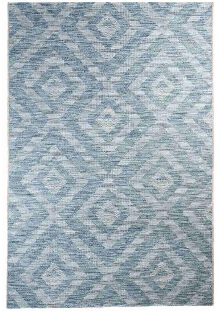 Venkovní kusový koberec Boe modrý, Velikosti 80x150cm