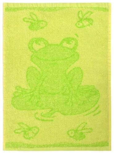 Profod Dětský ručník Frog green, 30 x 50 cm