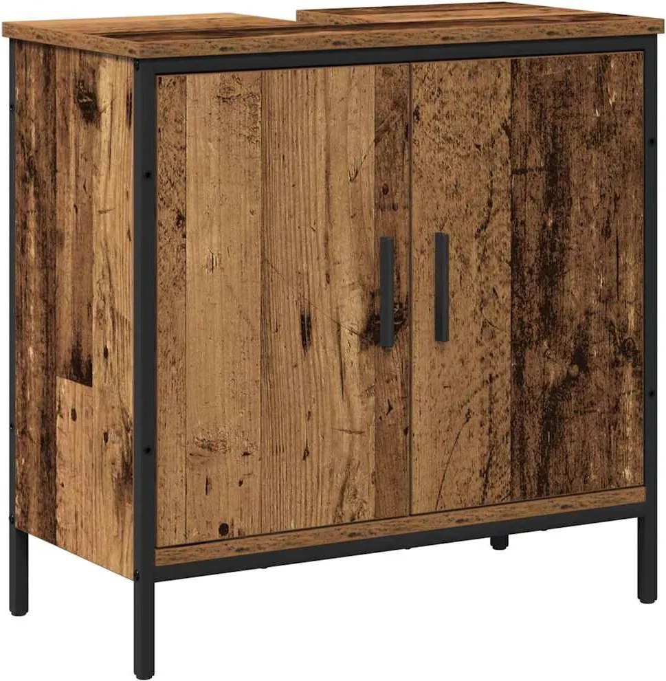 Sada koupelnového nábytku 2 ks Hnědá 60 x 30 x 60 cm 3334322