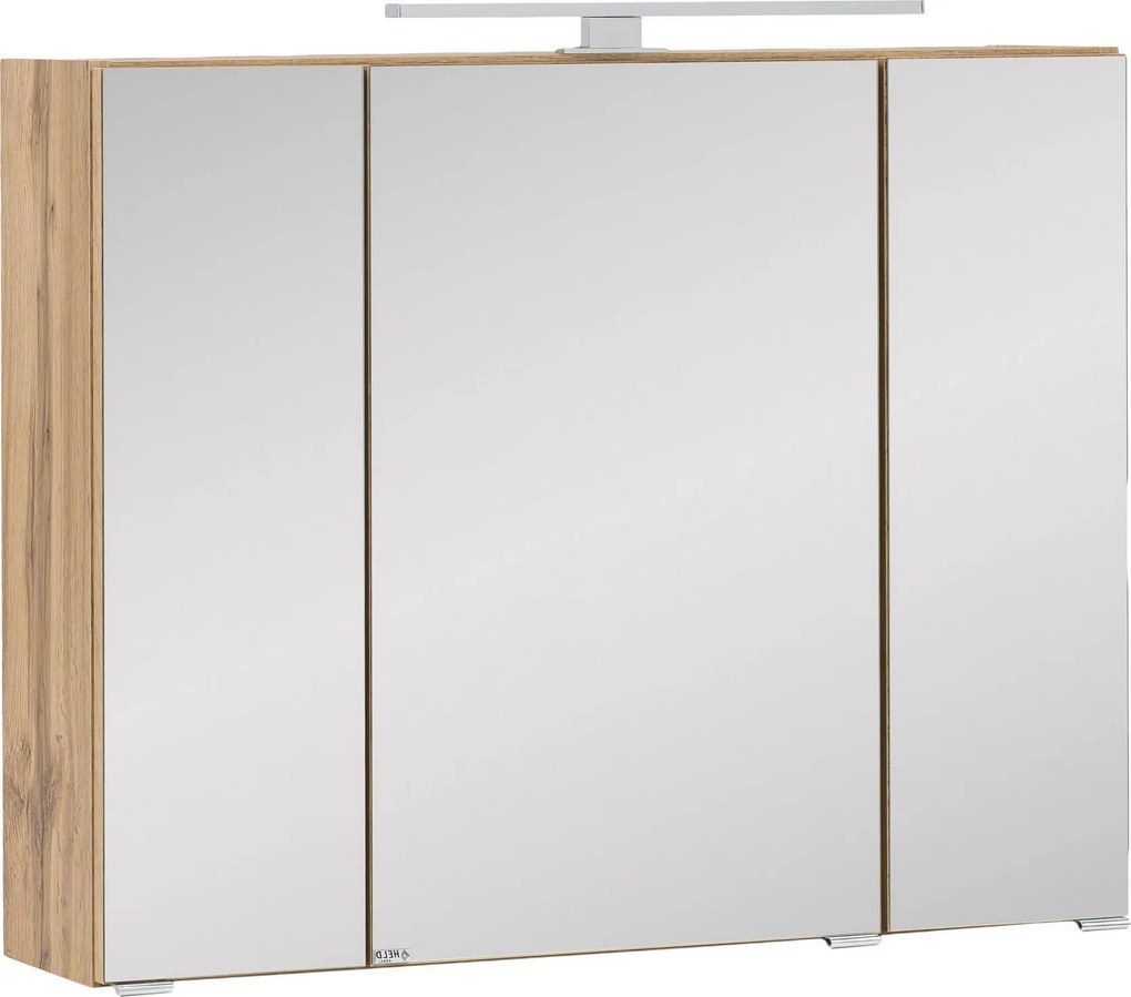 XXXLutz ZRCADLOVÁ SKŘÍŇKA, barvy dubu, 80/64/20 cm Held - Online Only koupelnové skříňky - 000307010413