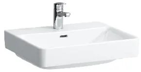 Laufen Pro S - Umyvadlo, 550x465 mm, 1 otvor pro baterii, s LCC, bílá H8109624001041