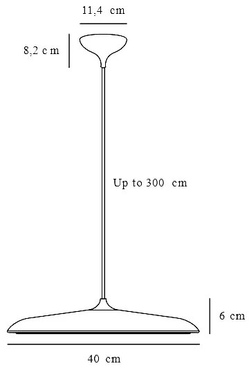 Nordlux 2420223010 Artist 40, moderní šedé závěsné svítidlo LED 24W, 3000K, průměr 40cm