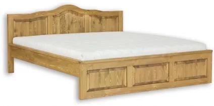 Masivní postel 160x200cm ACC 04 - K09 přírodní borovice