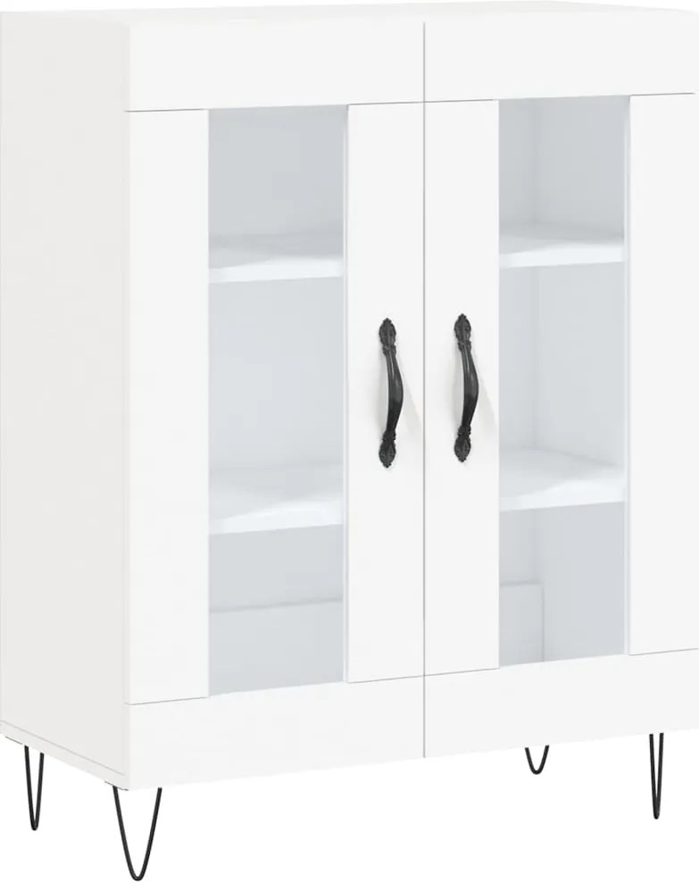 Skříň highboard bílá 69,5 x 34 x 180 cm kompozitní dřevo 3199649