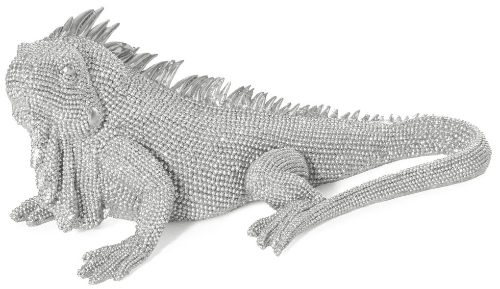 DEKORAČNÍ FIGURKA ELDO 31X15X12 CM STŘÍBRNÁ