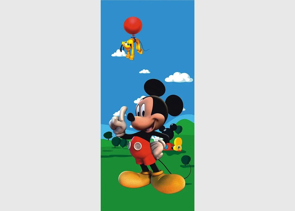 Dětská vliesová fototapeta na zed' Mickey Mouse a Přátelé, Disney | 90 x 202 cm | DFTDNV 5407