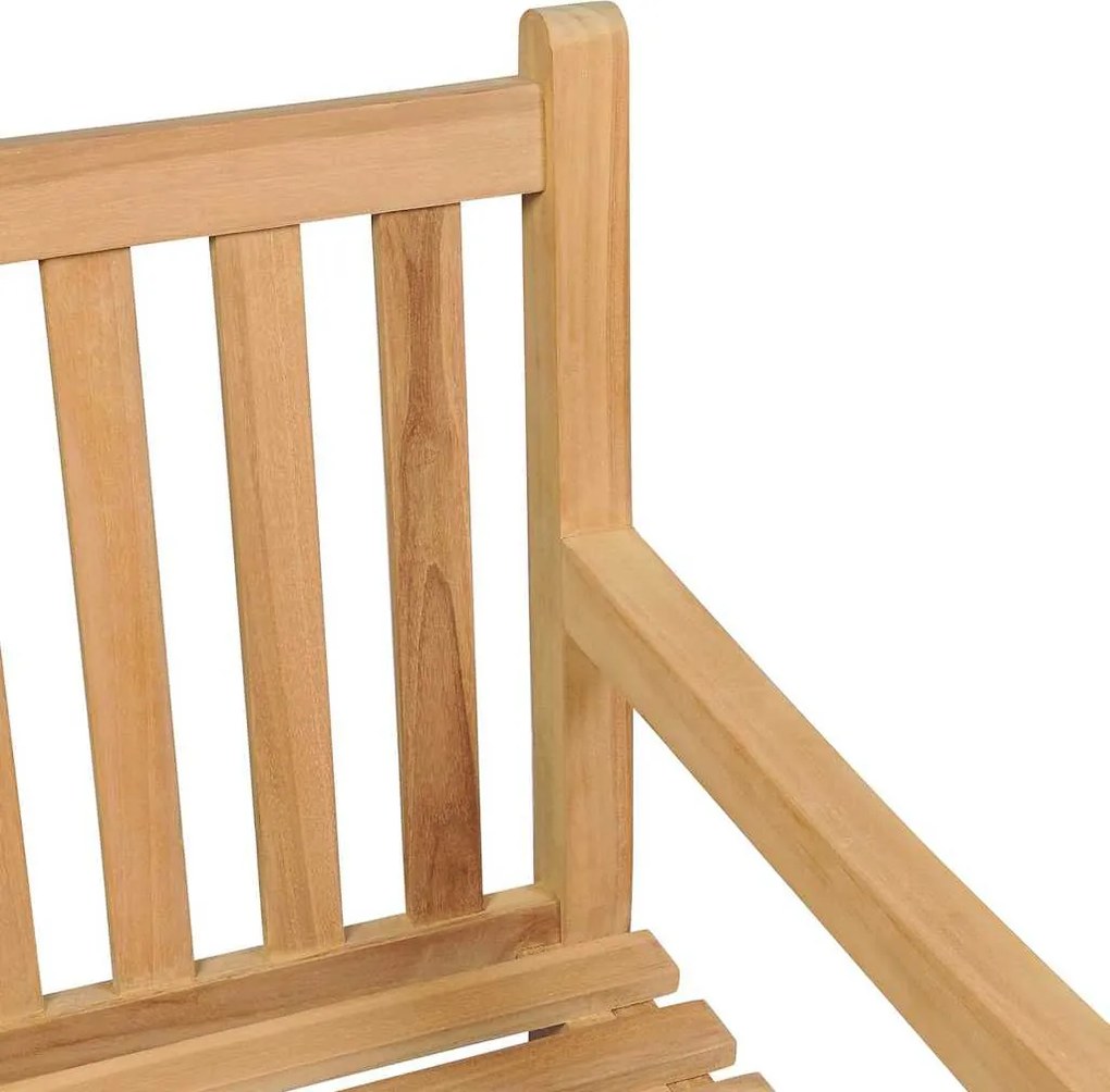 Zahradní lavice 228 cm masivní teakové dřevo 316624