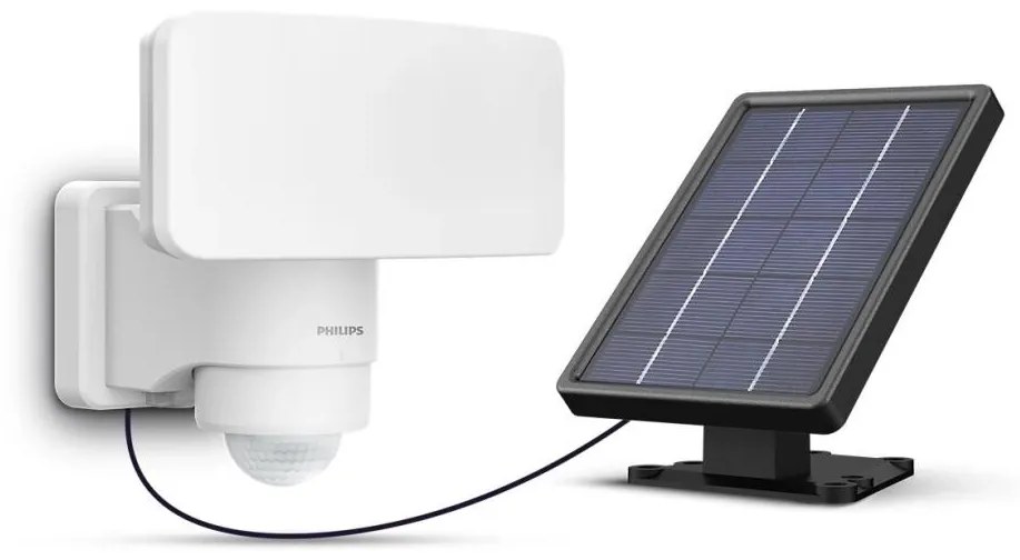 Philips - LED Solární nástěnné svítidlo se senzorem TYLUS LED/6W/3,7V 5000K IP44