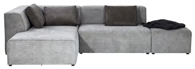 KARE DESIGN Sofa Infinity Otoman Left Grey 70 × 302 × 182 cm