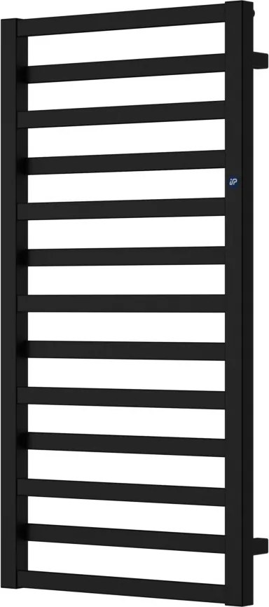 Hopa Poppy koupelnový radiátor 500 x 1310 mm spodní připojení barva černá RADPPY501331